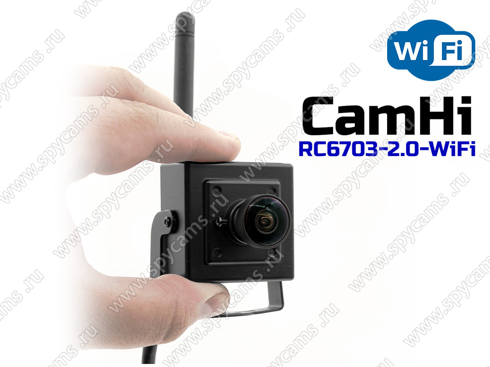 Широкоугольная IP/Wi-Fi камера видеонаблюдения 2Mp «CamHi RC6703-2.0 ...