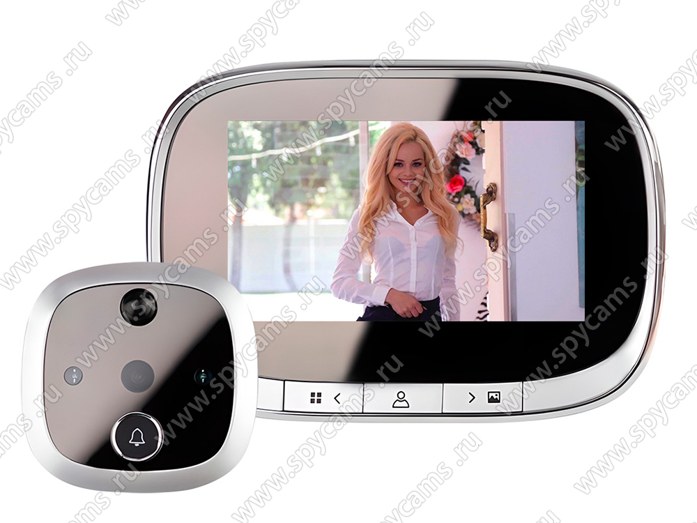 Дверной видеоглазок с датчиком движения и записью на SD карту iHome S55 ...