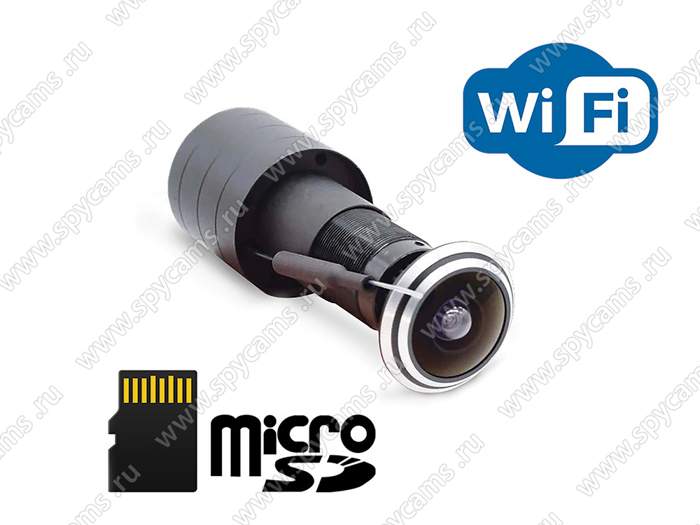 Wi-Fi IP видеоглазок-камера KDM XM200-W-8GH с облачным хранилищем ...