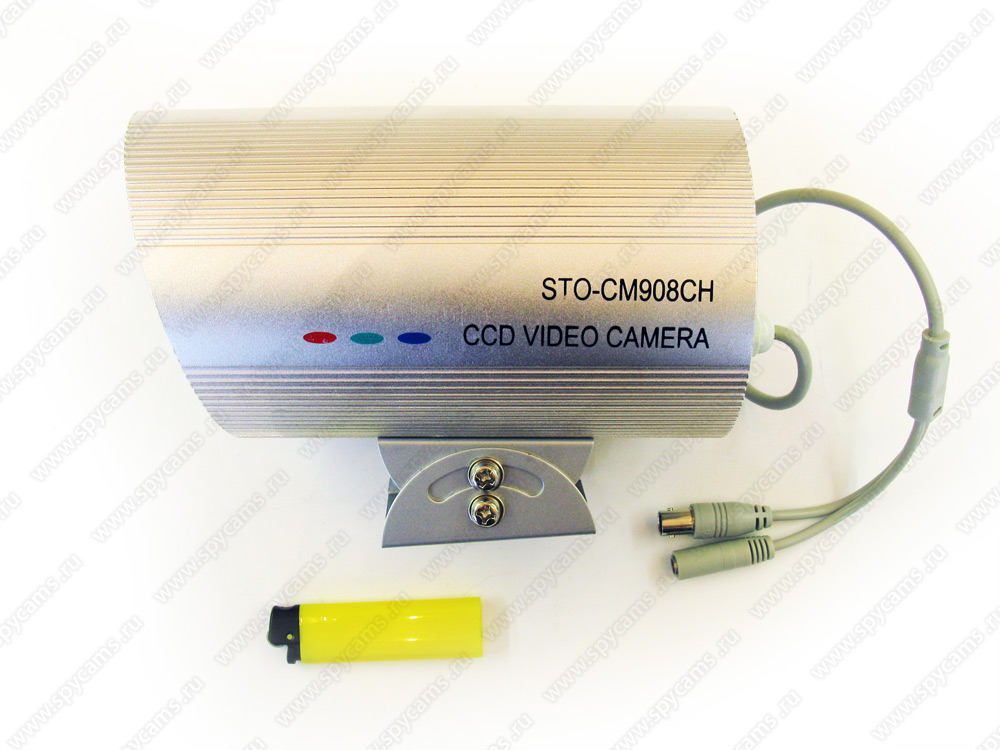 Цветная антивандальная камера СМ 908 СН в пыле-влагозащищеном корпусе ...